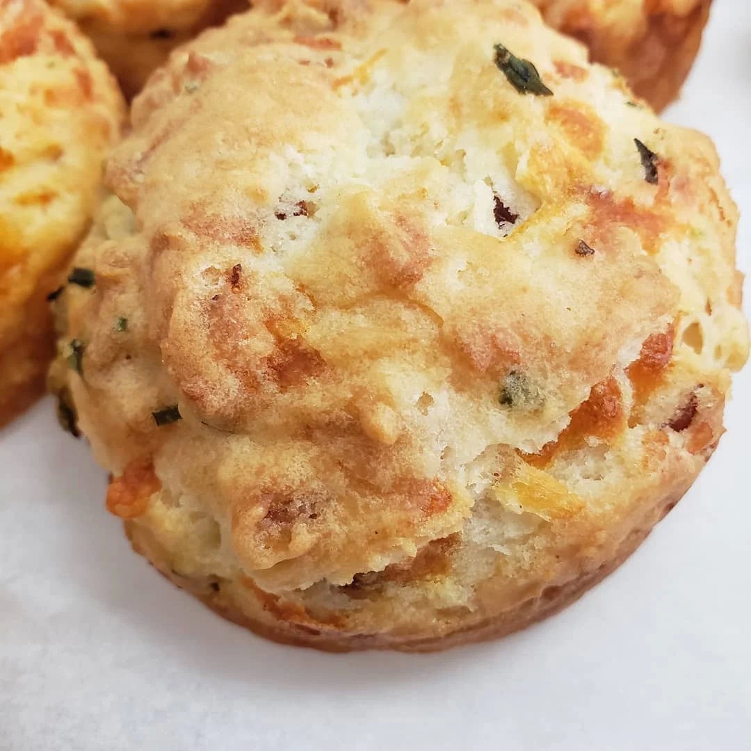 Sausage & Cheddar Biscuits - 4 Pack (Ship) | JP's Pastry